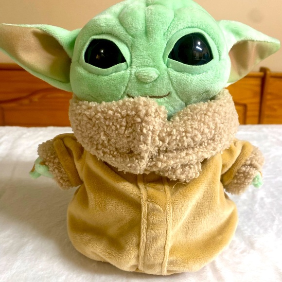 Toys | Nwt Plush Baby Yoda Mandalorian The Child Star Wars Stuffed Yoda 85 Inches Tall | Poshmark